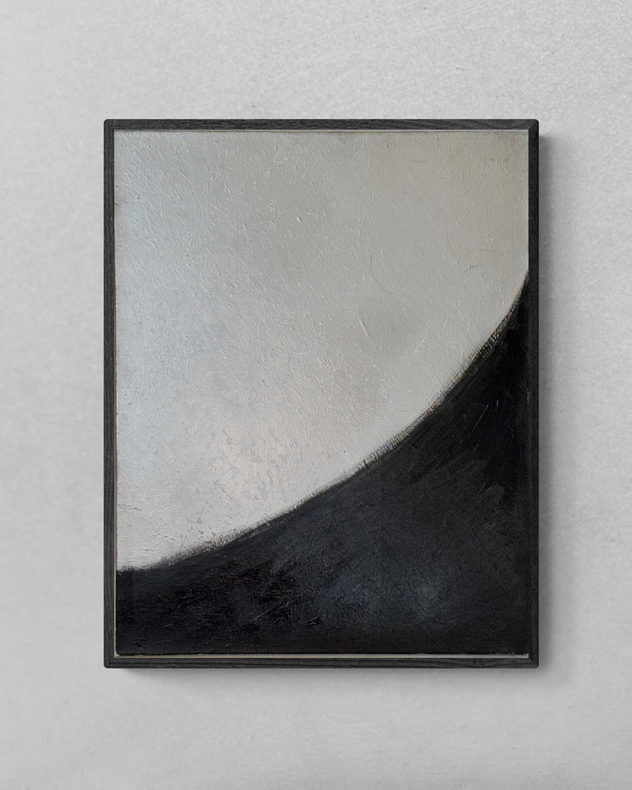 Lunar Whisper|Textured Minimalist Wall Art